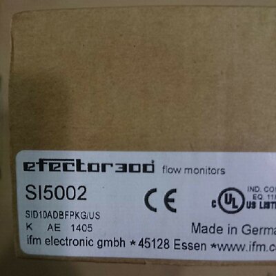 One IFM SI5002 Flow Meter SI 5002 New Expedited Shipping | eBay