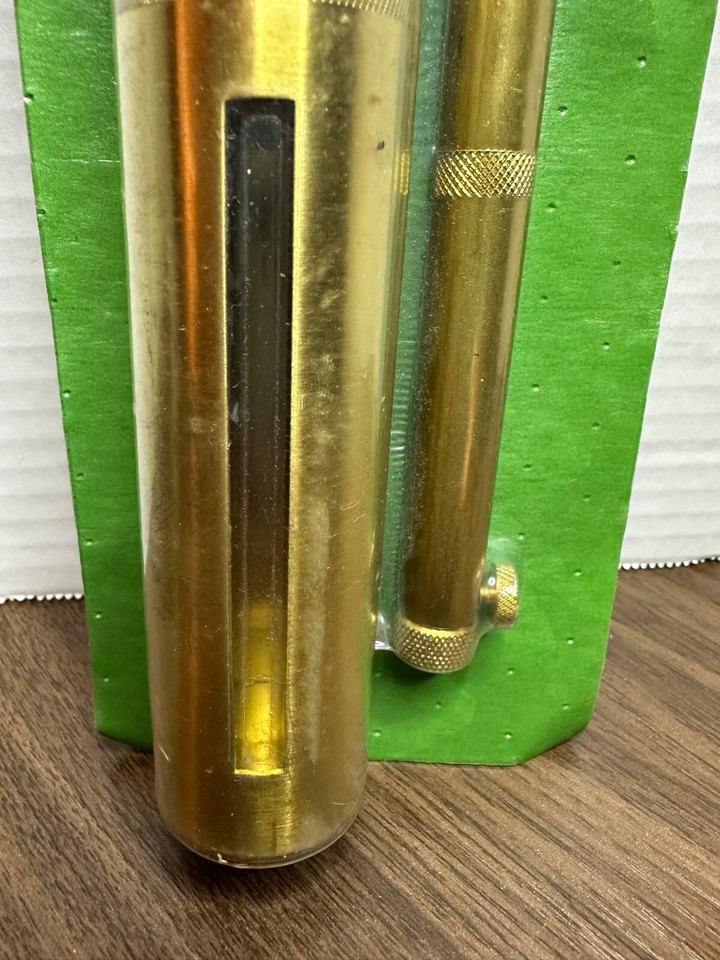 Remington flow-view Solid Brass Black Powder Flask & Powder Measure ...