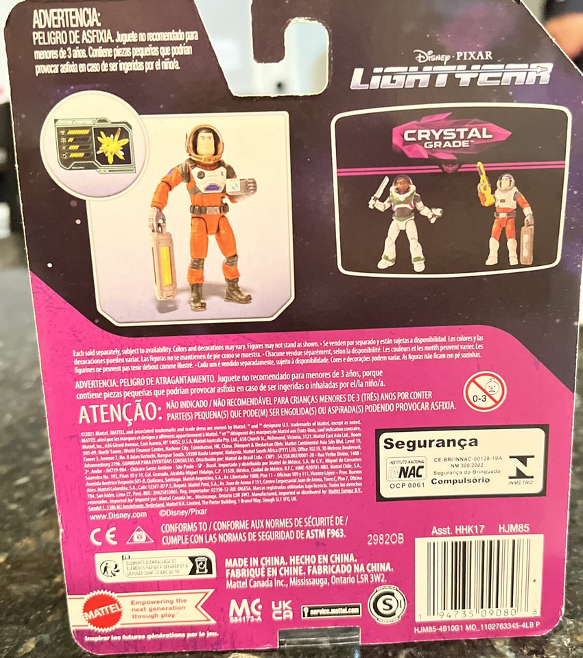 Disney and Pixar Lightyear Crystal Grade XL-13 Buzz Lightyear Figure ...