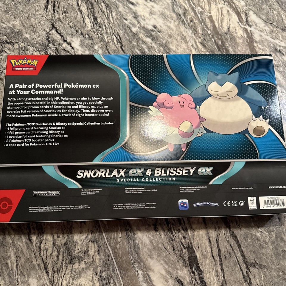 Pokémon Snorlax Ex & Blissey Ex Special Collection Box! Walmart ...