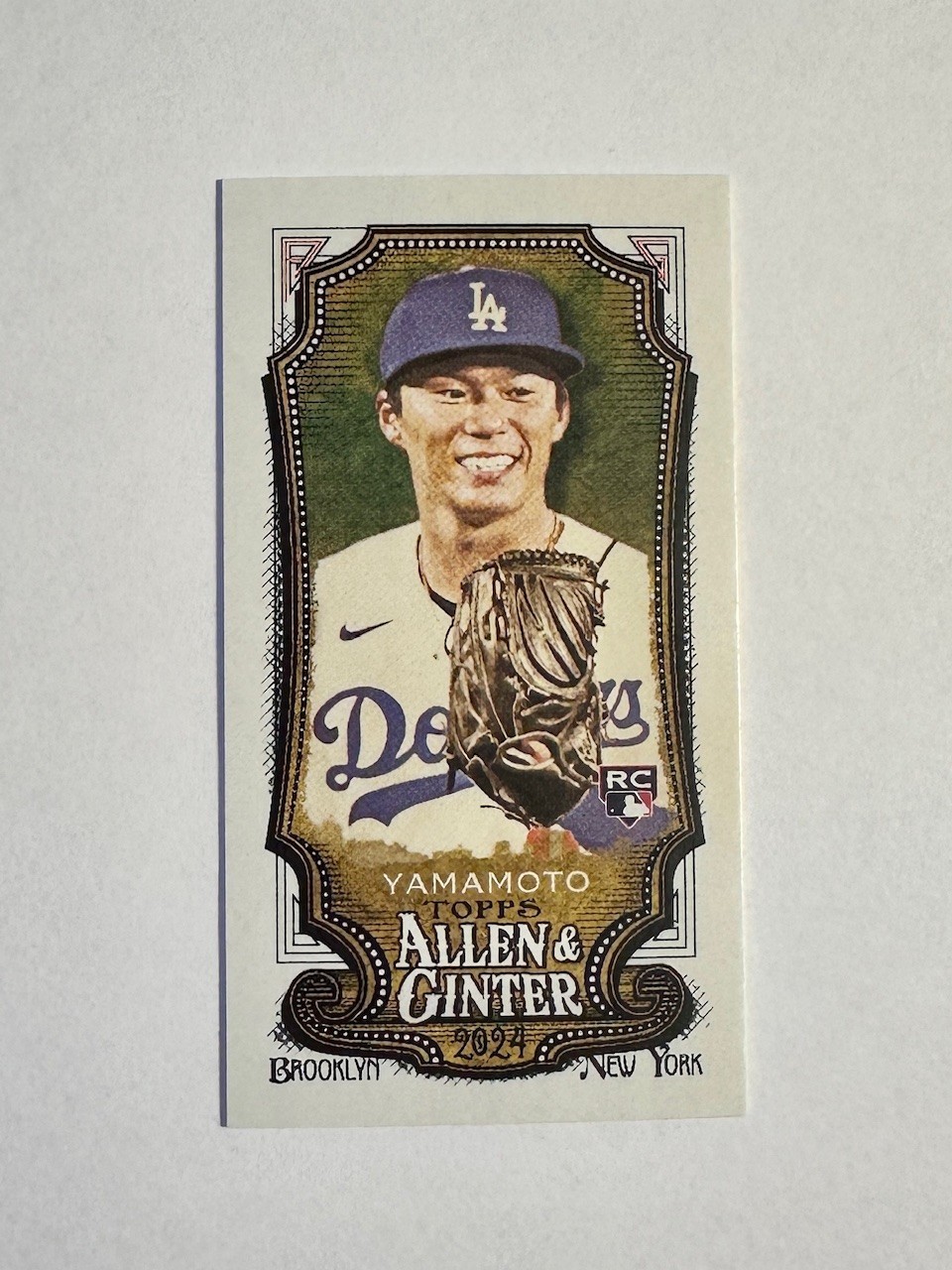 Yoshinobu Yamamoto RC Mini Rip Exclusives 2024 Topps Allen & Ginter ...