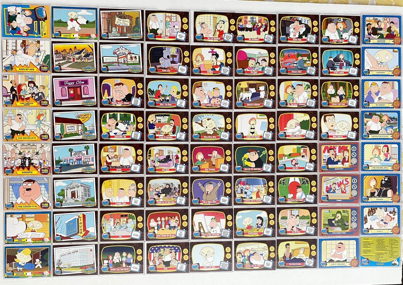 Family Guy Season 2 Trading Card Set of 72 Cards Inkworks 2006 | eBay