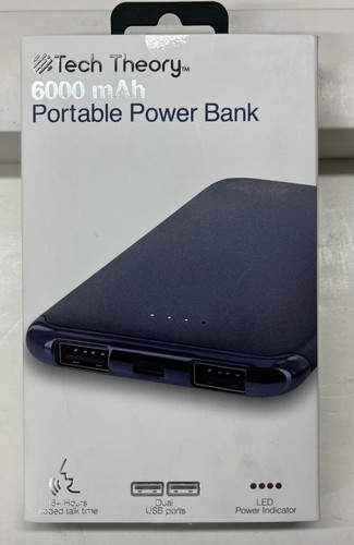 Tech Theory 6000 mAh Portable Power Bank (TT-6KPPB-06) | eBay
