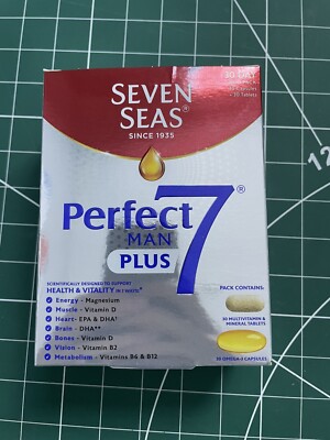 Seven Seas Perfect 7 Man Vitamins - 30 Day Duo Pack 5012335880108 | eBay UK