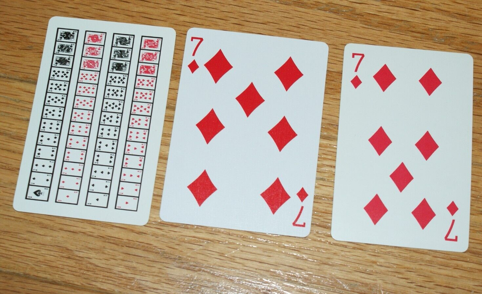 THREE 52-on-1 double faced gag cards, + instructions for magical kicker ...