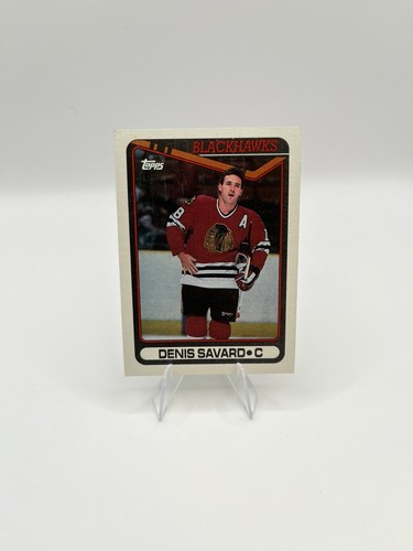 1990-91 Topps - #28 Denis Savard, Chicago Blackhawks. | eBay