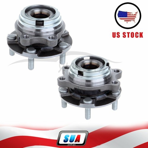 2 Set Front Wheel Bearings Hub Assembly Fits Infiniti Q50 2014-2022 AWD ...