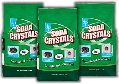 3Kg Soda Crystals MultiPurpose Cleaner Washing Laundry Unblocker ...