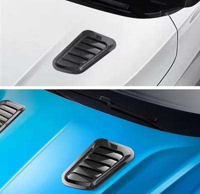 For FORD TRANSIT CUSTOM BONNET AIR INTAKE VENTS SCOOP GLOSS BLACK ...