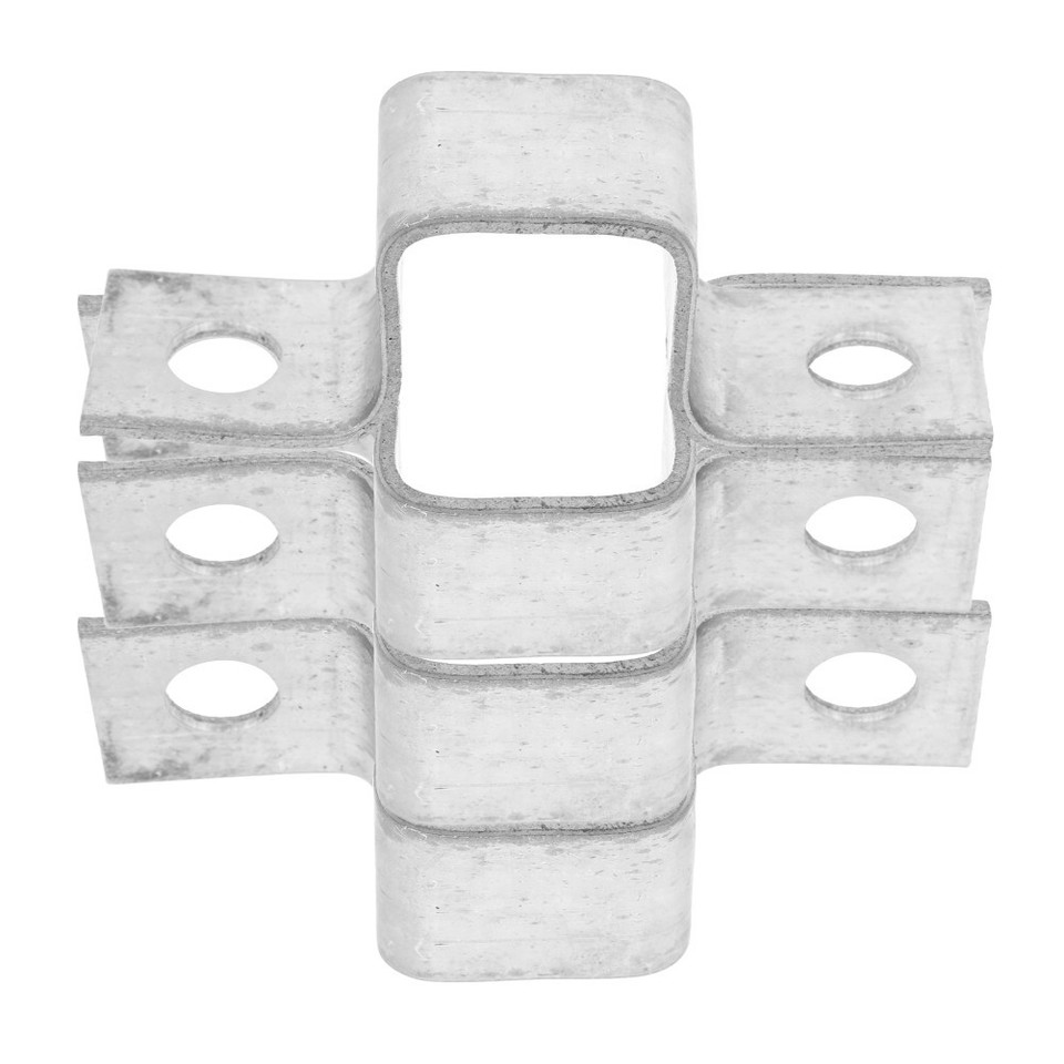 4Pcs Square Tubing Clamp Iron U-shaped Clamp Tubing Fastener Clips Tube ...