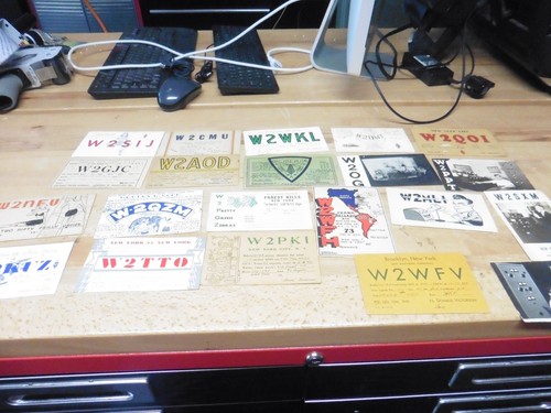 Vtg Lot Amateur Ham Radio Post Card NY City NJ Manhattan Brooklyn 40's ...