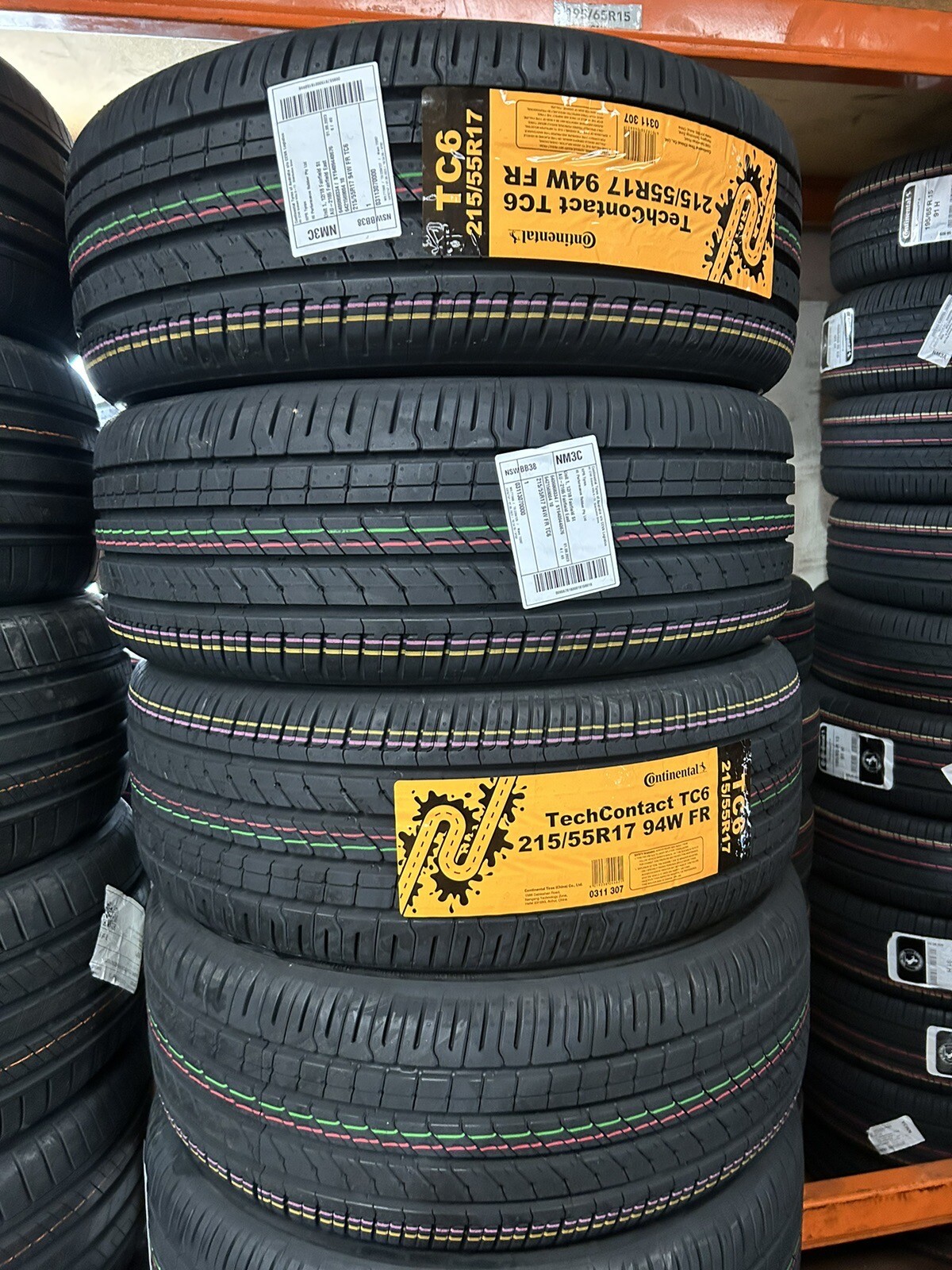 CONTINENTAL TECH CONTACT 6 205/55/16 | eBay