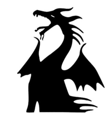 DND Dragon Tall Decal Sticker Window VINYL DECAL STICKER Car Laptop | eBay
