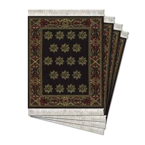 FiberLok Coaster Rug Set (4) Country Heritage Stars Celestial Design 3 ...