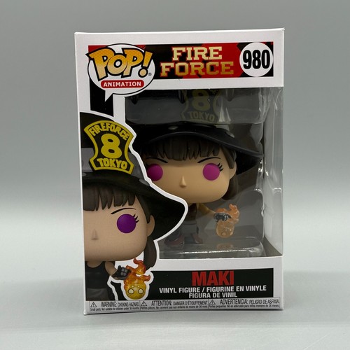 Funko Pop! Animation #980 *Maki* Fire Force New w/ Protector *Vaulted ...