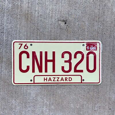 1978 Georgia SOUVENIR License Plate Vintage Style Garage Dukes Hazzard ...