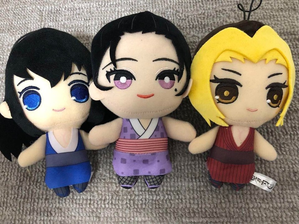 Demon Slayer Tengen Uzui Family's Plush Doll set Suma Makio HinaDemon ...