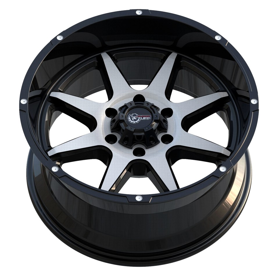 (4) RT800 6x139.7 6x5.5 20x10 Wheels Rims Set 20" Inch 6-Lug (-18 ...