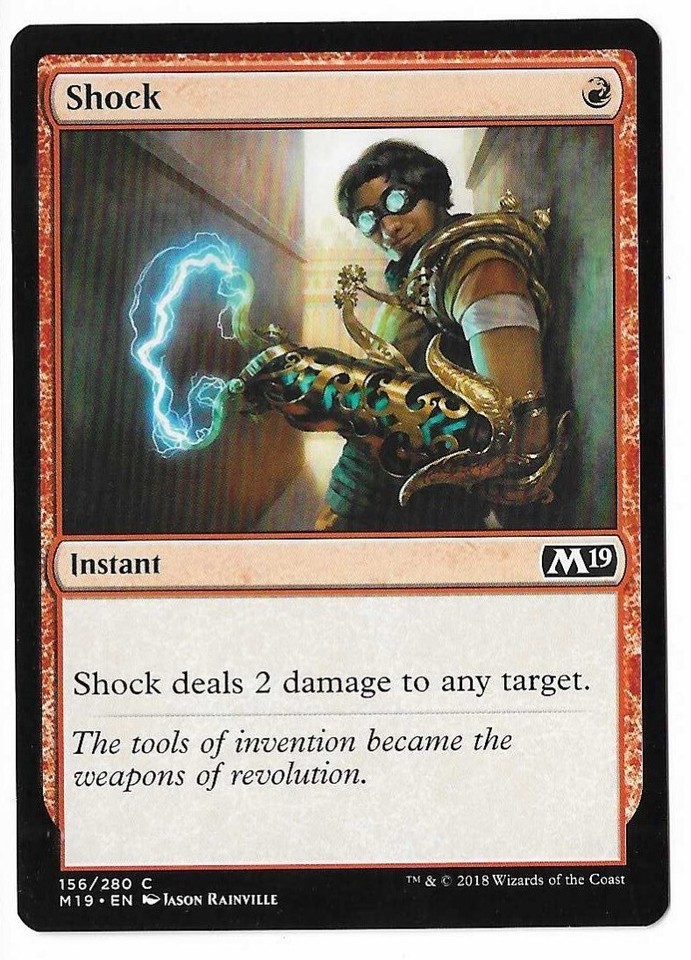 MTG Shock Core Set 2019 (M19) Common Magic the Gathering Card #156/280 ...