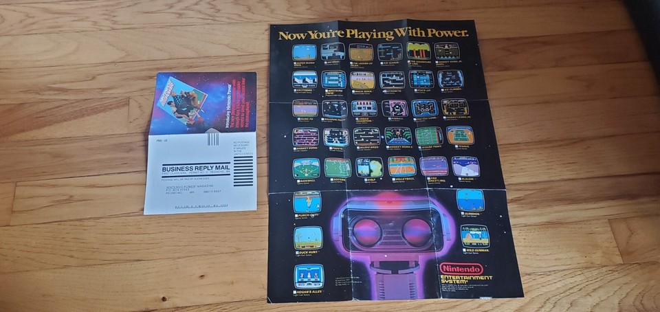 Metroid Nintendo NES Game Hang Tab Complete CIB Five 5 Screw Box Poster ...