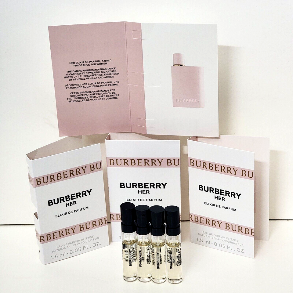 BURBERRY HER ELIXIR DE PARFUM INTENSE 0.05 fl oz (4 SPRAY VIALS for WOMAN) | eBay