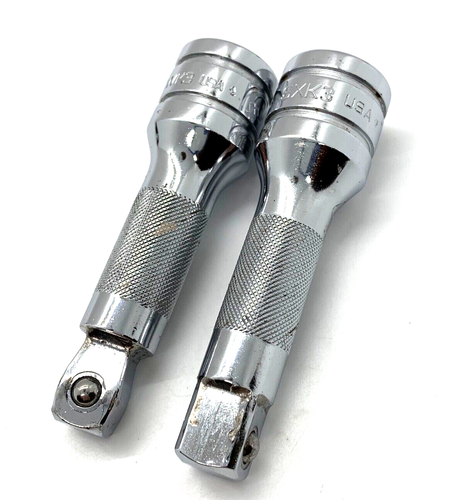 SNAP ON Tools 3" Set 1/2" Wobble Extension Socket Friction Ball Bar Knurled Lot | eBay