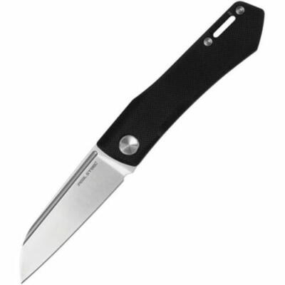 Real Steel 7064SB Solis Lite 3 D2 Steel Blade Black Handle Folding ...