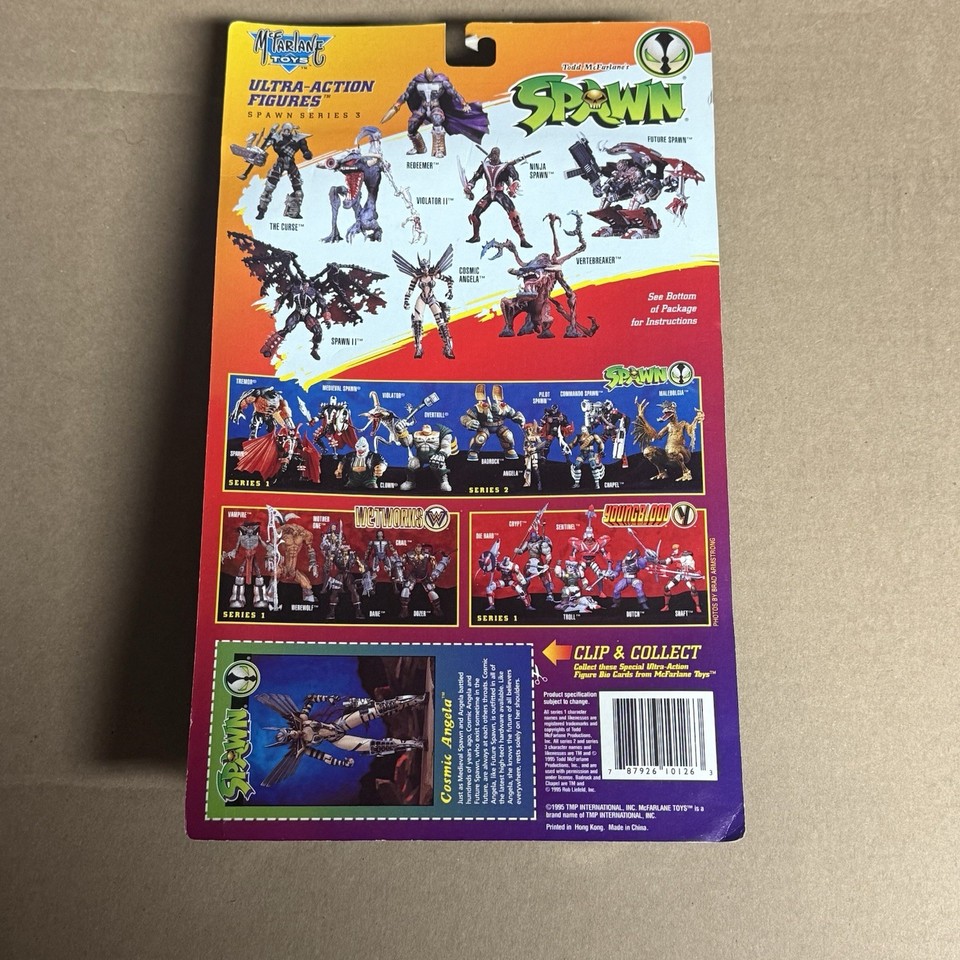 Vintage Spawn Cosmic Angela Action Figure McFarlane Toys 1995 New | eBay