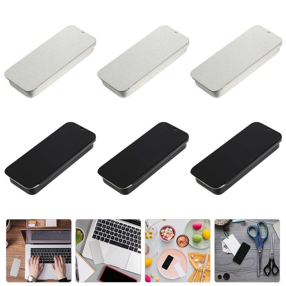 6 Pcs Small Candy Box Small Sweets Cases Metal Box Push Lid Tins for ...