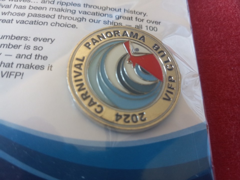 CARNIVAL PANORAMA VIFP CLUB 2024 PIN | eBay