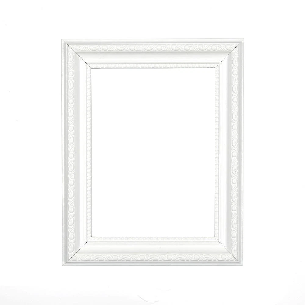 Ornate White Frame