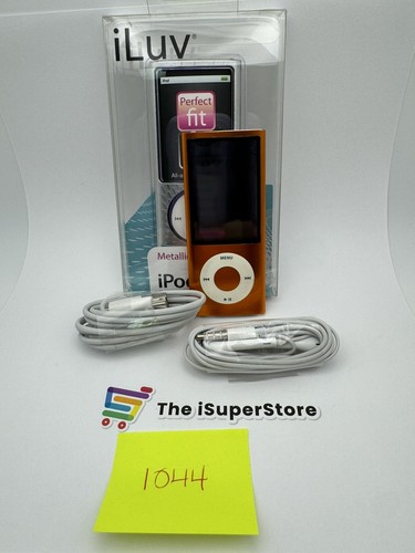 Apple iPod Nano 5th Gen 16GB Orange 1 YR Warranty FREE 2 Day Shipping ...