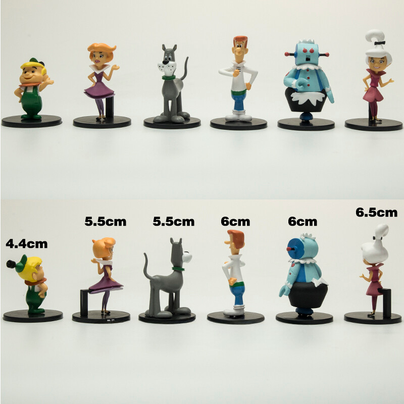 The Jetsons The Flintstones Action Figure Set Model Statue Collectible ...