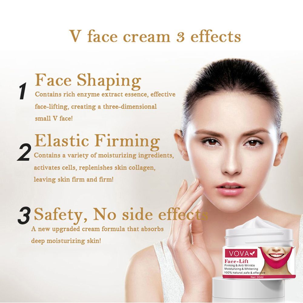 Facial Firming Facial Lotion Face-Lift Cream V Face Cream Slimming Face ...