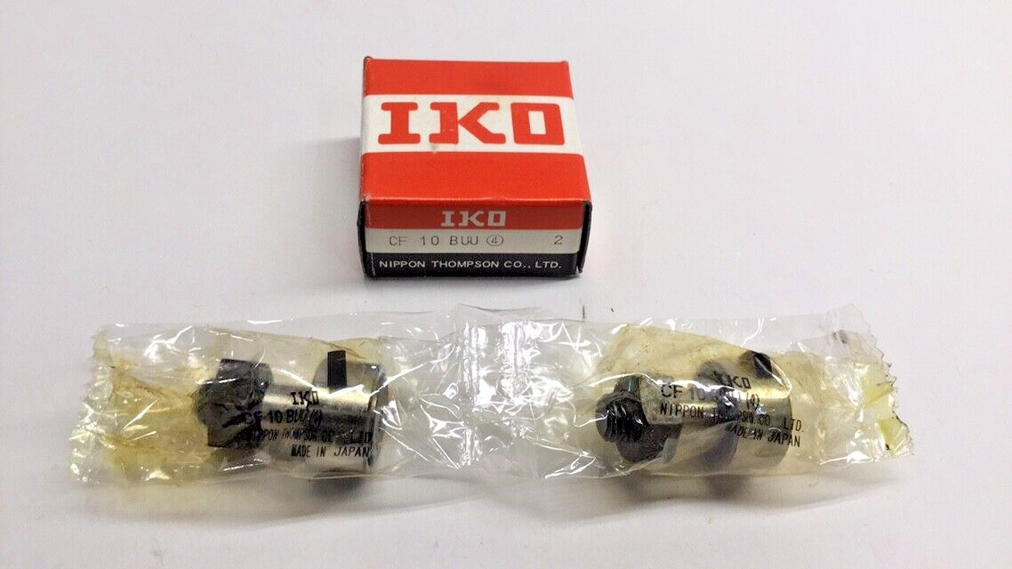IKO CF10-BUU Used Cam Follower Set (Pack of 2) missing plugs/zerks CF ...