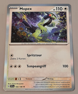Mopex # 164/193 Holo Rare Karmesin & Purpur 2023 Pokemon Deutsch Mint ...