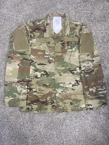 OCP Jacket Army Combat Uniform Coat Top Size Medium Long Multicam NWT ...