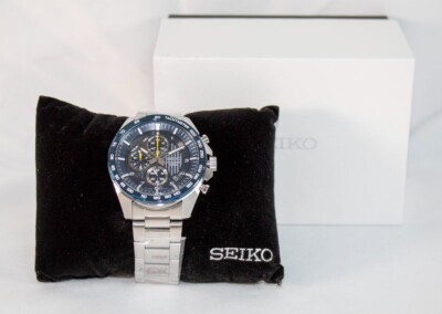 SEIKO SSB321 Men's SSB Essentials Series Chronograph Watch - Silver ...