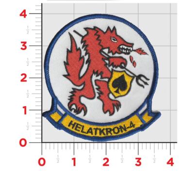 Officially Licensed US Navy HAL-4 Red Wolves Patch | eBay
