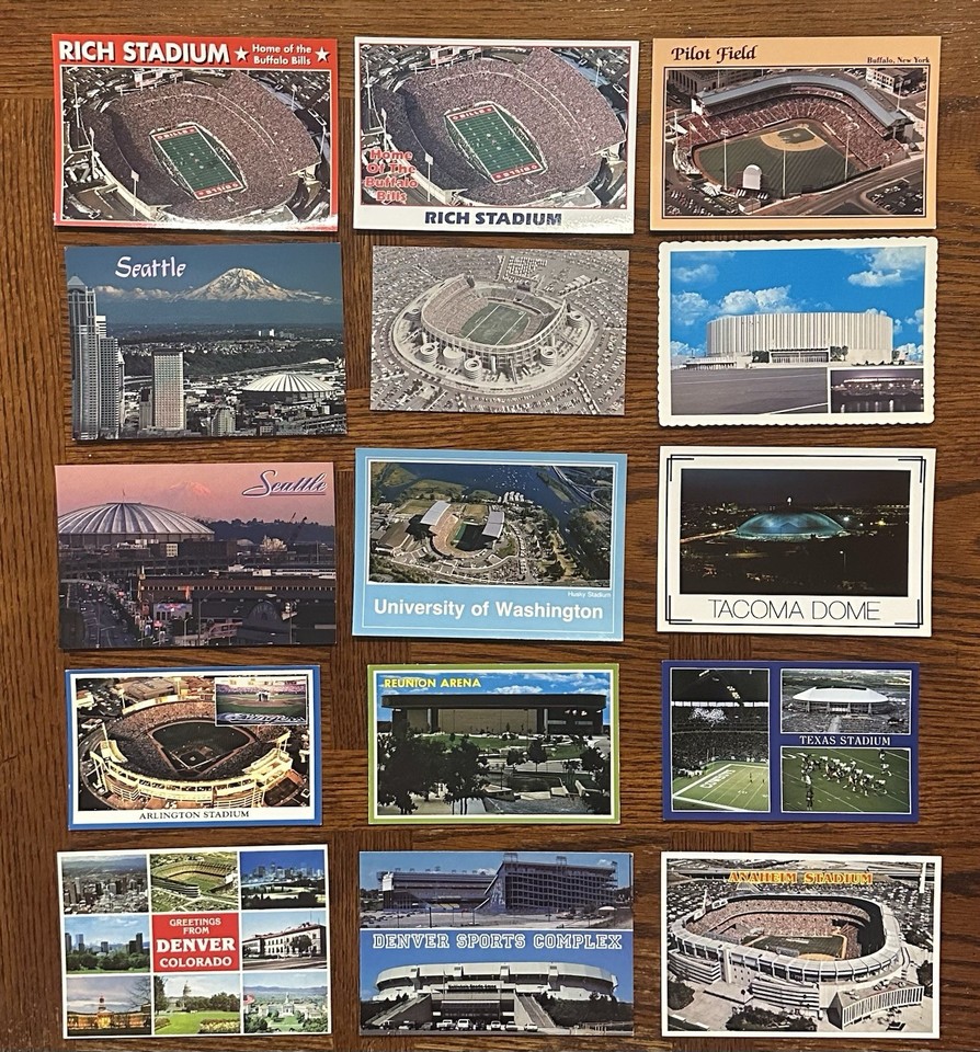 Huge Lot of 55 Vintage Sports Postcards Baseball, Football, Basketball ...