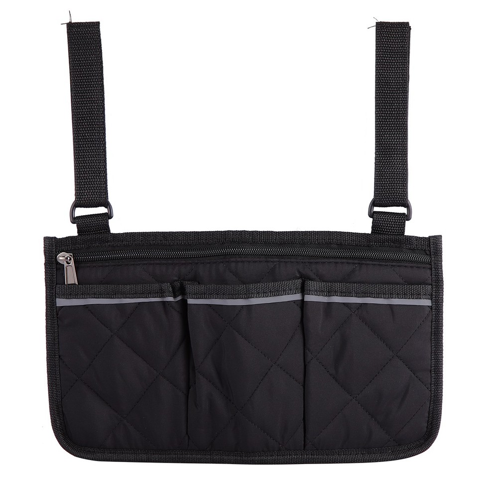 Outdoor Wheelchair Side Pocket Organizer Holder Pouch Armrest Storage ...