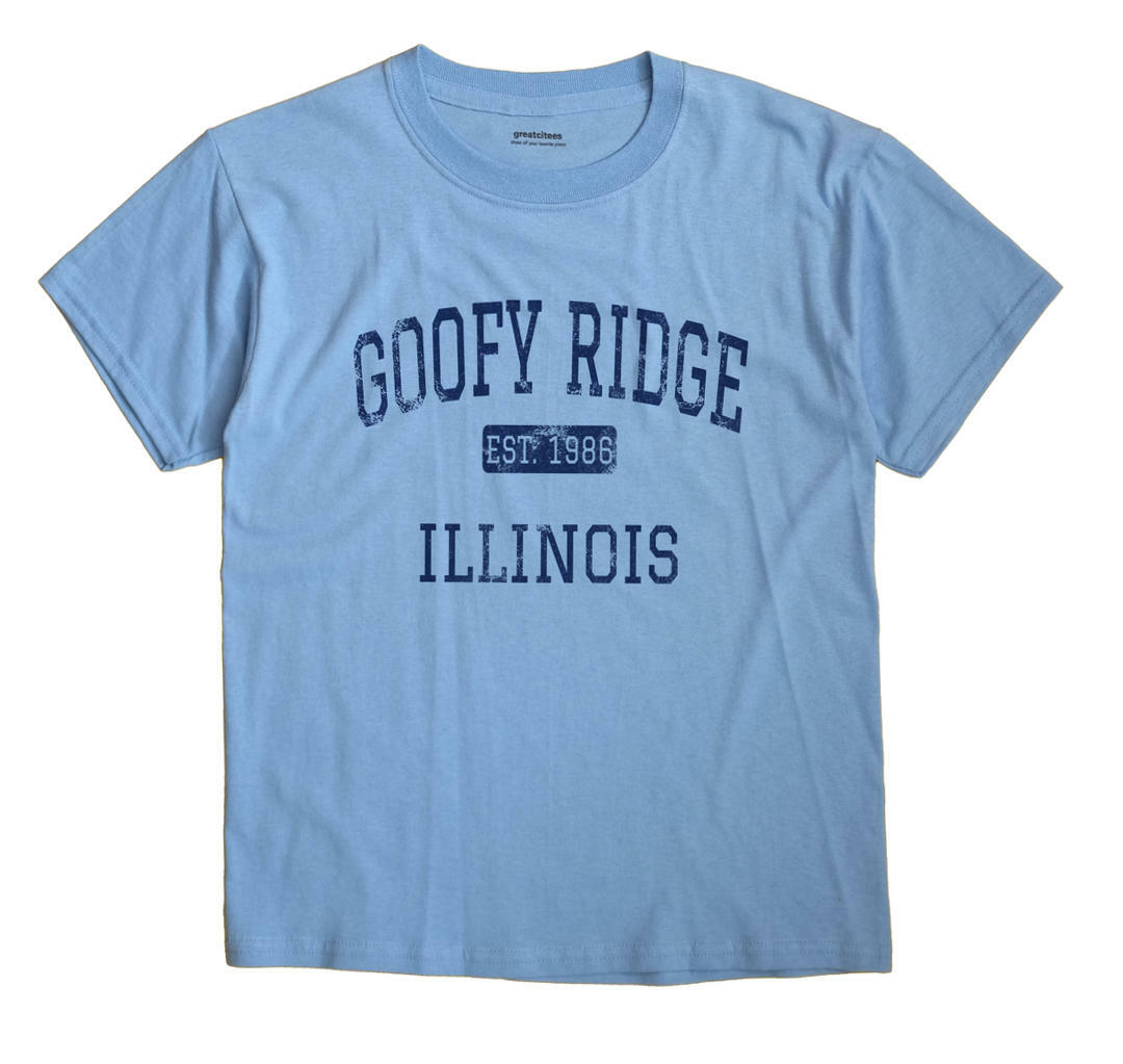 Goofy Ridge Illinois IL T-Shirt EST | eBay