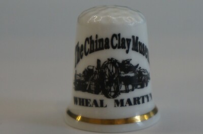 China Thimble by J&S Chown of Hayle Cornwall. Wheal Martyn China Clay ...