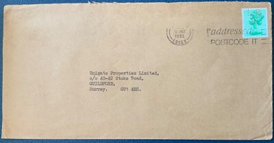 GB 1982 PERFIN - USED COVER WITH 121/2d STAMP WITH 'L B/R' PERFIN | eBay