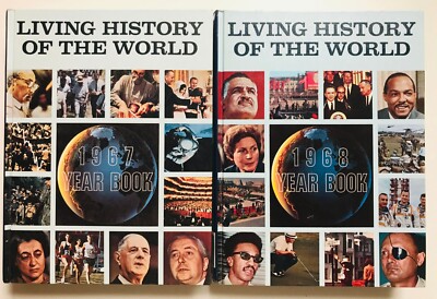 Living History of the World 1967 & 1968 Yearbooks - Hardcover ...