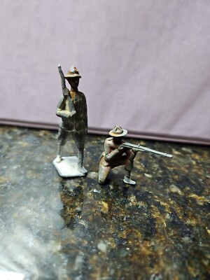 Louis Roussy Aluminum Helmet Adrian Shoulder Rifle And Kneeling Soldier ...