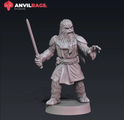 Furry Knight Resin Model Kit Unpainted 3D Print | eBay