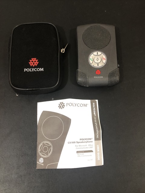 Polycom CX100 Audio Communicator USB Microphone Speakerphone for sale ...