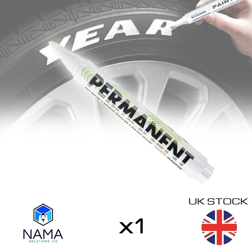 Paint Marker Pen Waterproof Oil Markers Pens Car Tyre Tire Tyres Metal ...