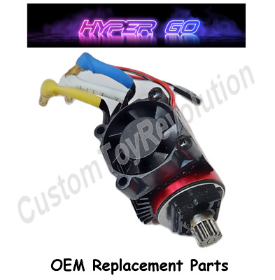 Hyper Go H16BM H16PL H16E Brushless Motor w/ Pinion Fan Mount Assembly ...